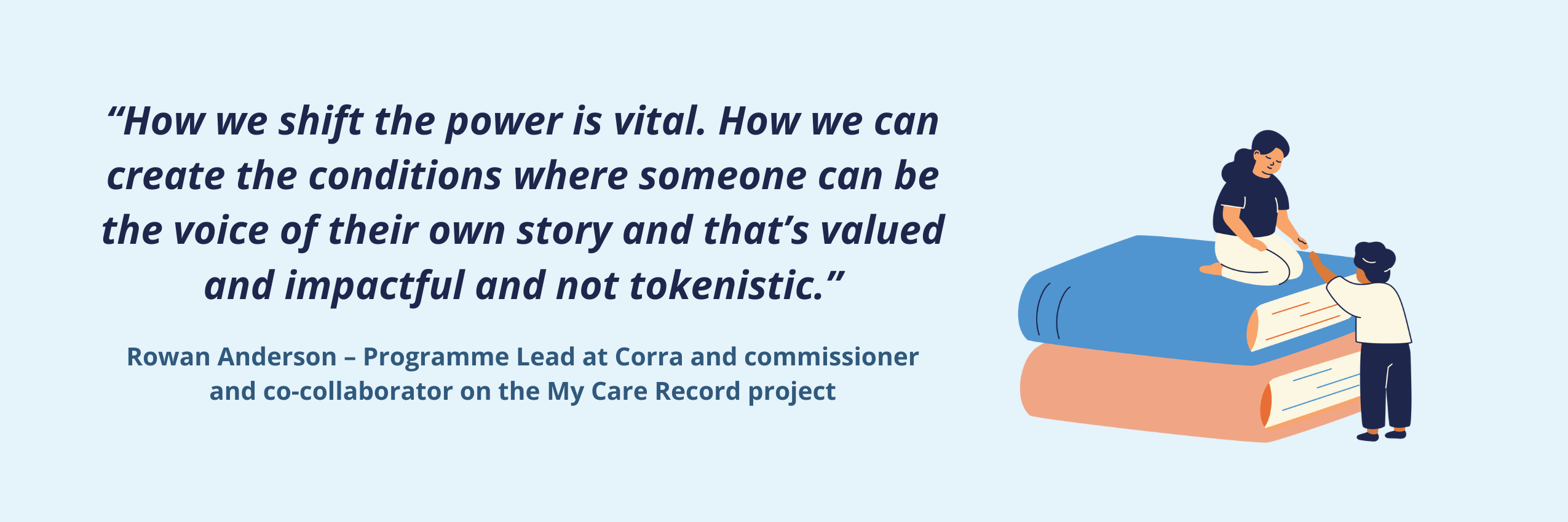 My Care Record: Creating digital solutions for owning your own story